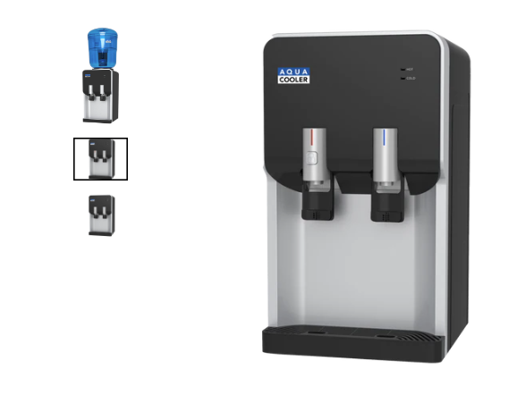 Added Aqua Cooler Countertop Hot Cold *With Awesome Water Filter Bottl ...